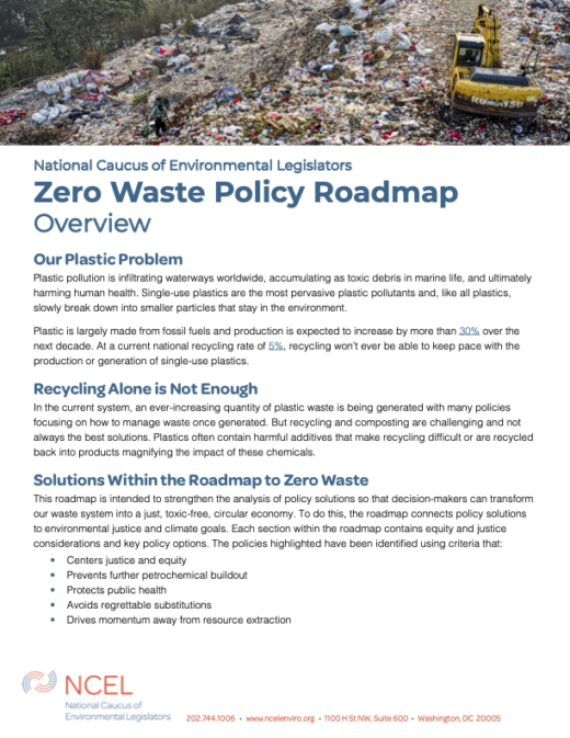 Zero Waste Policy Roadmap Overview | National Caucus of Environmental ...