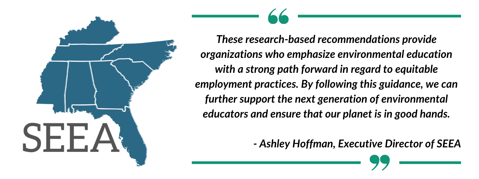 Southeastern Environmental Education Alliance (SEEA) authors eeGuidance ...